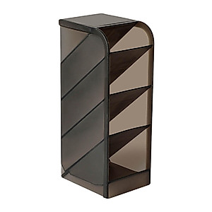 Lovskoo Pen Holder with 4 Compartments Desk Supplies Plastic Pencil Holder Desk Organizer Accessories for Women Desktop Organizer Pencil Cup Office Organization and Storage, Stationary Supplies