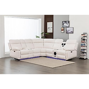 Kingway S-1880 Sectional, WHITE