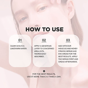 Hibiscus and Honey Firming Cream | Concentrated Complex | Lightweight Neck Firming Cream for Sensitive and All Skin Type | Formulated with Collagen Centella Asiatica, and Other Natural Ingredients |