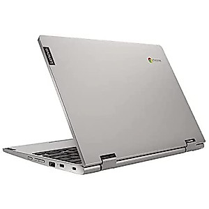 Lenovo C340 11 Convertible 2-in-1 Chromebook, Intel Celeron N4000, 4 GB RAM, 32GB eMMC, 11.6-inch HD Touch Screen Display, Chrome OS, 802.11ac, Bluetooth, Platinum Grey, W/Silmarils Accessories