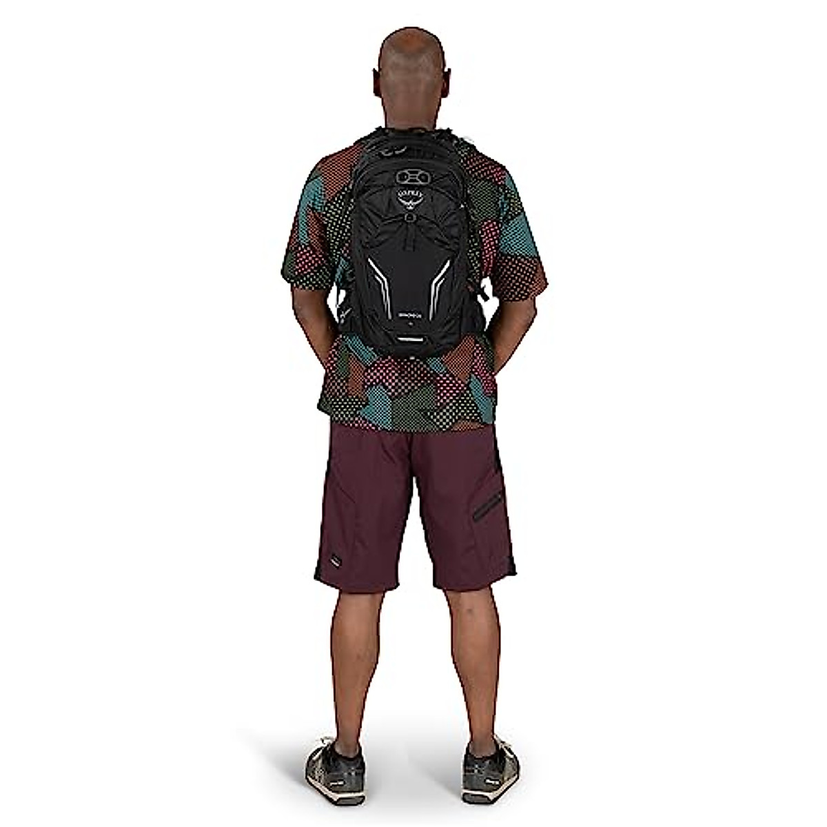 Osprey Syncro 20L Men's Hiking Backpack with Hydraulics Reservoir, Coal Grey