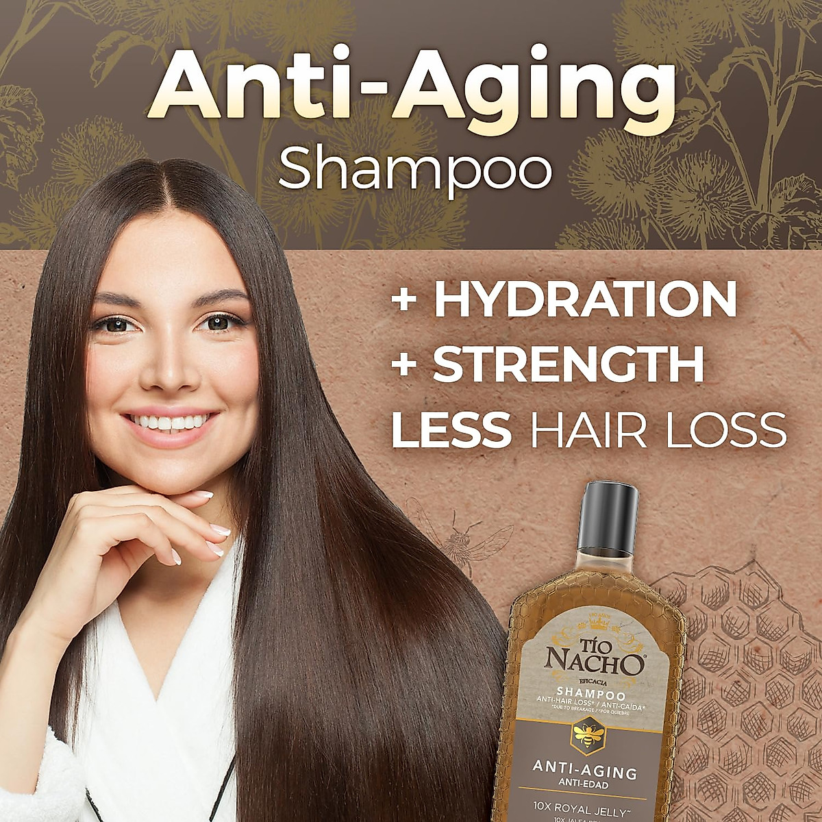 Tio Nacho Younger Looking Revitalizing Shampoo with Royal Jelly, 14 Ounces