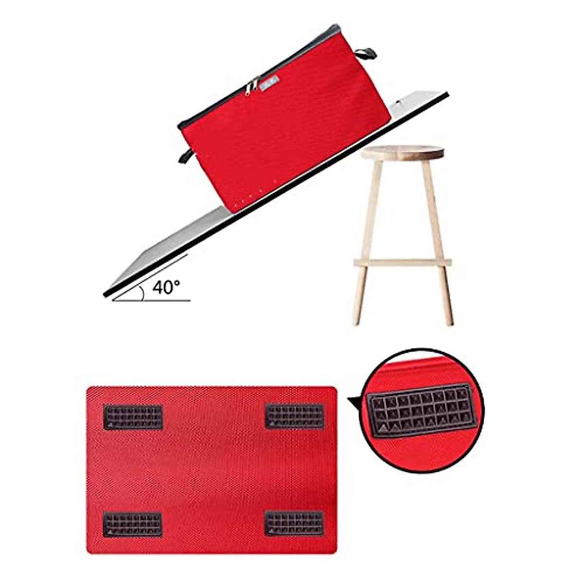 Board Stowing Tidying Waterproof Car Trunk Organizer Foldable Storage Bag Cargo Storage Stowing Car Accessories (D)