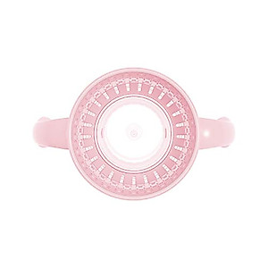 Dr. Brown's Milestones Cheers 360 Cup Spoutless Transition Cup with Handles for Easy Grip and Leak-Free Learning, Pink Safari, 7 oz/200 mL