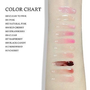 KYDA 2 Colors Hydrating Lip Glow Oil, Moisturizing Lip Oil Gloss, Transparent Plumping Lip Gloss, Lip Oil Tinted for Lip Care and Dry Lips, 007+012