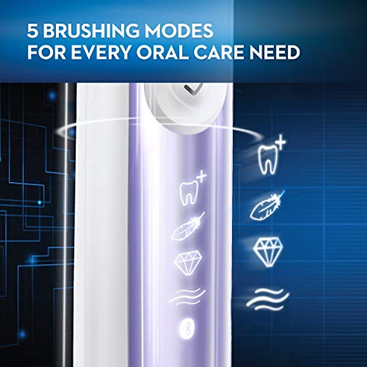 Oral-B Genius 6000 Electric Toothbrush, Orchid Purple