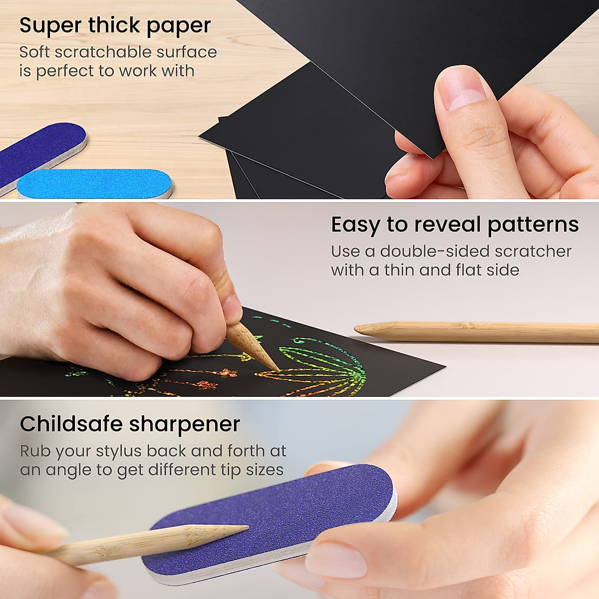 ARTEZA ARTZ-8715 childrens-paper-craft-kits, Rainbow 24