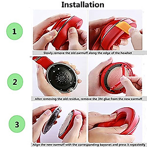 Studio 3.0 Replacement Earpads Studio 2.0 Ear Pad Cushion Cover Compatible with Beats by Dr.Dre Studio 2 Wired/Wireless & Studio 3 Over-Ear Headphones (Grey)