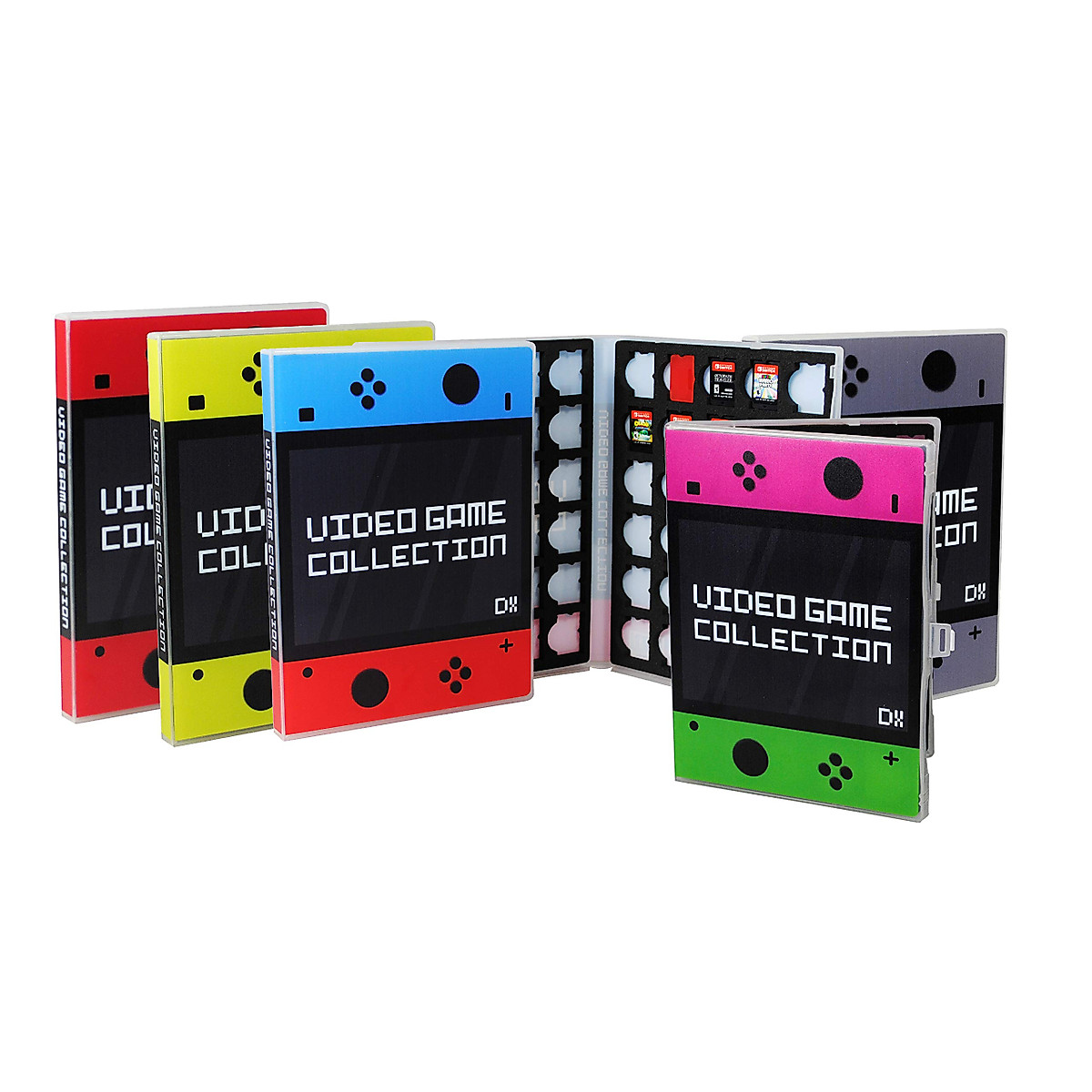 UniKeep Game Case for Nintendo Switch Cartridges - Holds 60 Games Securely in Foam