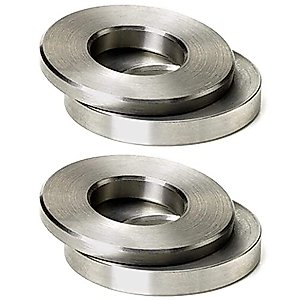 TWO PAIR Morton Stainless Steel Spherical Equalizing Washer Set 1-3/8 x 5/8 hole
