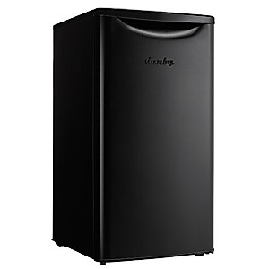 Danby Contemporary Classic DAR033A6BDB-6 3.3 Cu.Ft. Mini Fridge, Compact Countertop Refrigerator for Bedroom, Living Room, Kitchen, Office, Desk, E-Star Rated in Matte Black
