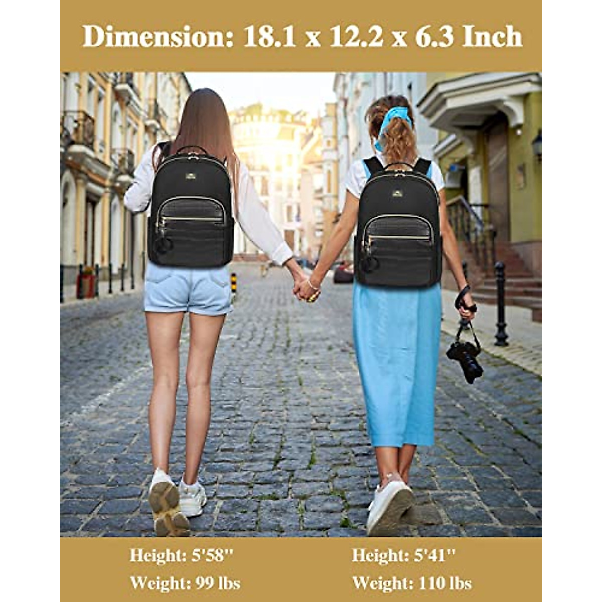 17 Inch Laptop Backpack Women, TSA Large Travel Computer Bag with USB Charging Port, Water Resisatnt Anti-Theft Work Business College School Bookbag, Fashion Crocodile Tote Purse for Girls, Nurse