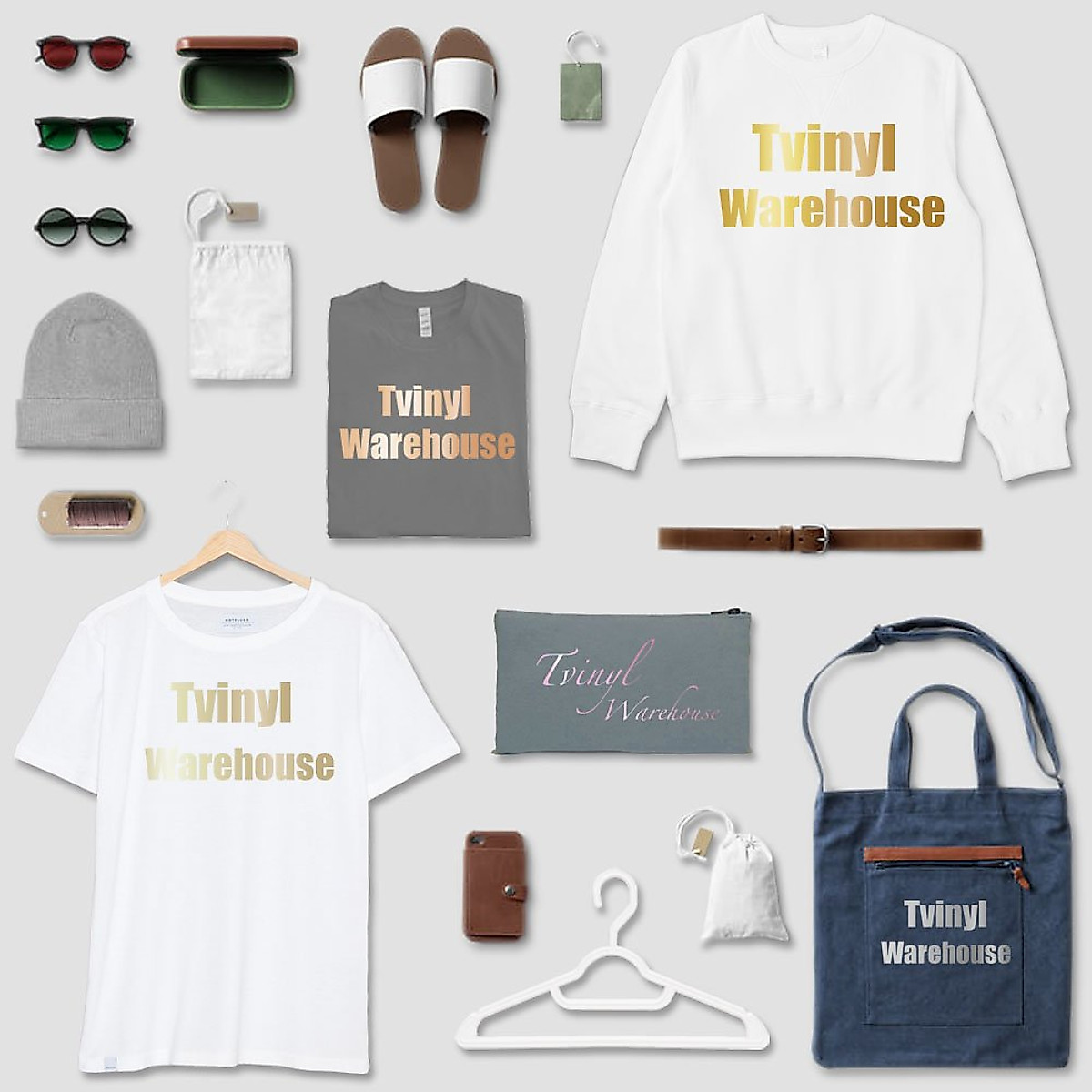 Tvinyl Warehouse Gold Metallic HTV Heat Transfer Foil Vinyl for Tshirt and Apparel 12" X 10"( Pack of 5 ), Easy to Weed and Iron on, Guaranteed Size