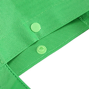 Tosnail 12 Pack Reusable Grocery Shopping Bags, Large Foldable Tote Bags Bulk, Fabric Bags with Long Handle for Shopping Groceries Clothes - Black, Blue, Green