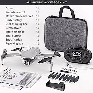 L500 PRO 4K GPS Drone with Camera Brushless Quadcopter FPV 5G WiFi 1.2km 25mins Flight RC Helicopter HD Camera Mini Drone