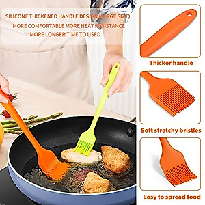 Fruit Food Brush Kitchen Cooking Basting Brush silicone Food Brush for BBQ Grilling Turkey Steak Fish Baking,Family Party Outdoor Cooking Tour Camping Picnic Food Baking Brush Easy to Clean