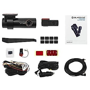 BlackVue DR900X-2CH with 32GB microSD Card | 4K UHD Cloud front Dashcam | Built-in Wi-Fi, GPS, Parking Mode Voltage Monitor | LTE via Optional CM100 LTE Module