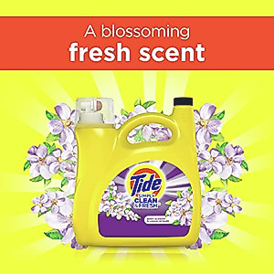 Tide Simply Liquid Laundry Detergent Berry Blossom, 89 loads