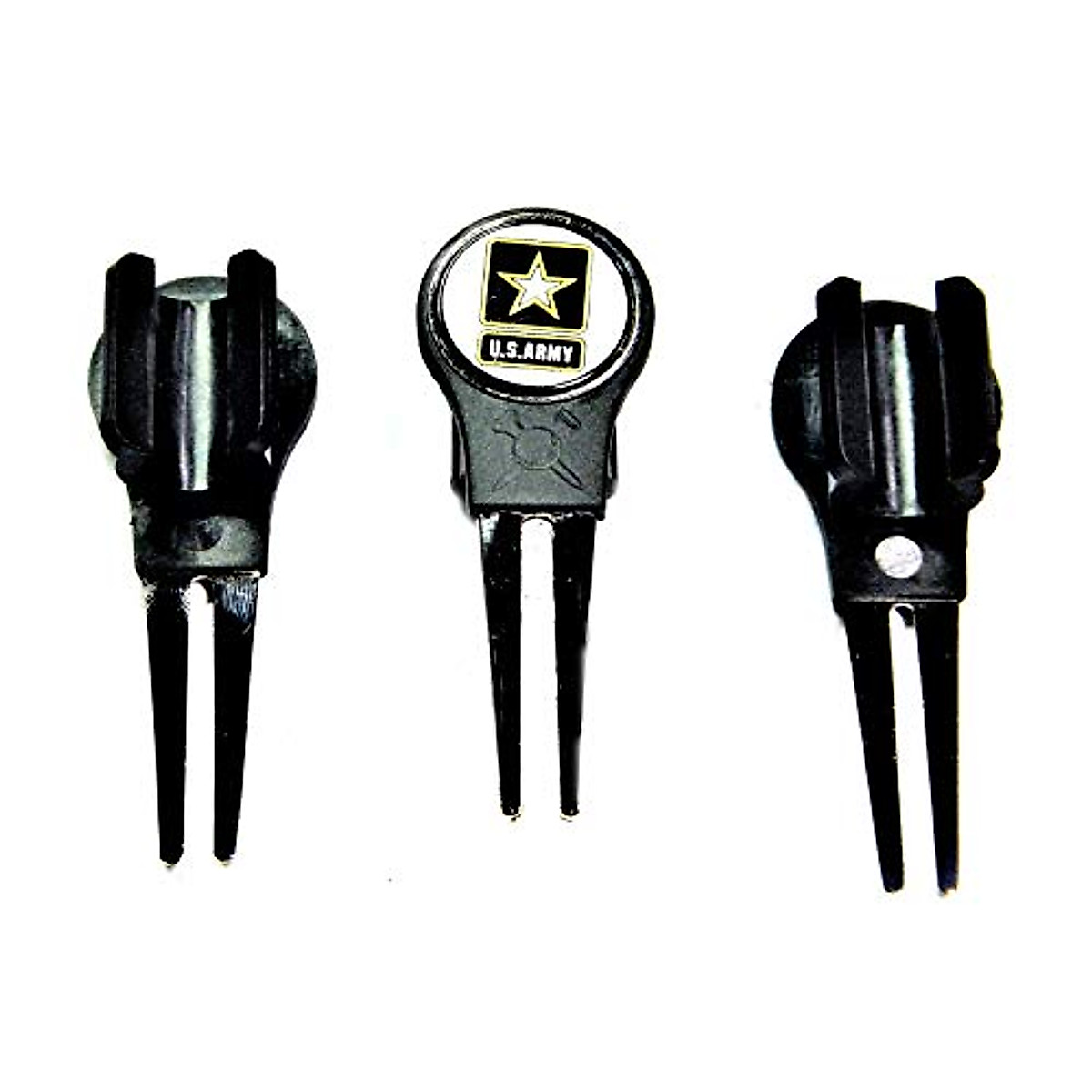 Putter Mounted Divot Tool and Ball Marker - (Army)