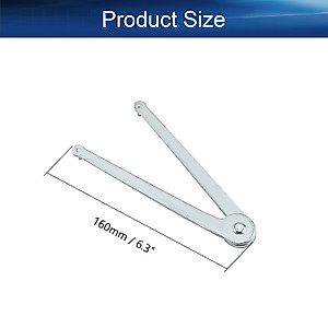 Bettomshin Universal Angle Grinder Wrench, Adjustable Pin Spanner for Angle Grinder, 4Pcs