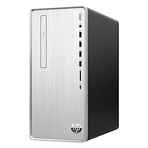 HP Pavilion Desktop, AMD Ryzen 3 5300G Processor, 16GB RAM, 1TB PCIe SSD, HDMI, DVD-RW, Media Card Reader, RJ45, VGA, Wi-Fi, Windows 11 Home, Wired KB & Mouse, Silver