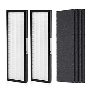 Housmile Replacement HEPA Filter B Compatible with G-guardian Models AC4825 AC4825E AC4825DLX AC4850PT AC4900CA AC4820 PureGuardian AP2200CA Plus 2 HEPA Filters and 4 Activated Carbon Filters -FLT4825
