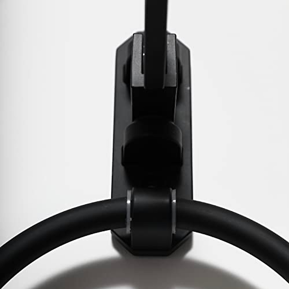 Yooloks Laundry Drying Rack Wall Mounted, Black Folding Clothes Drying Rack Clothes Hanger Rack with Swing Arm and Round Towel Ring, Space Saver for Laundry Room Bathroom Closet Storage Organizer