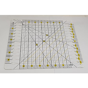 HONEYSEW Acrylic Quilt Cut Ruler Template for Quilting Fabric Cutting Crafts