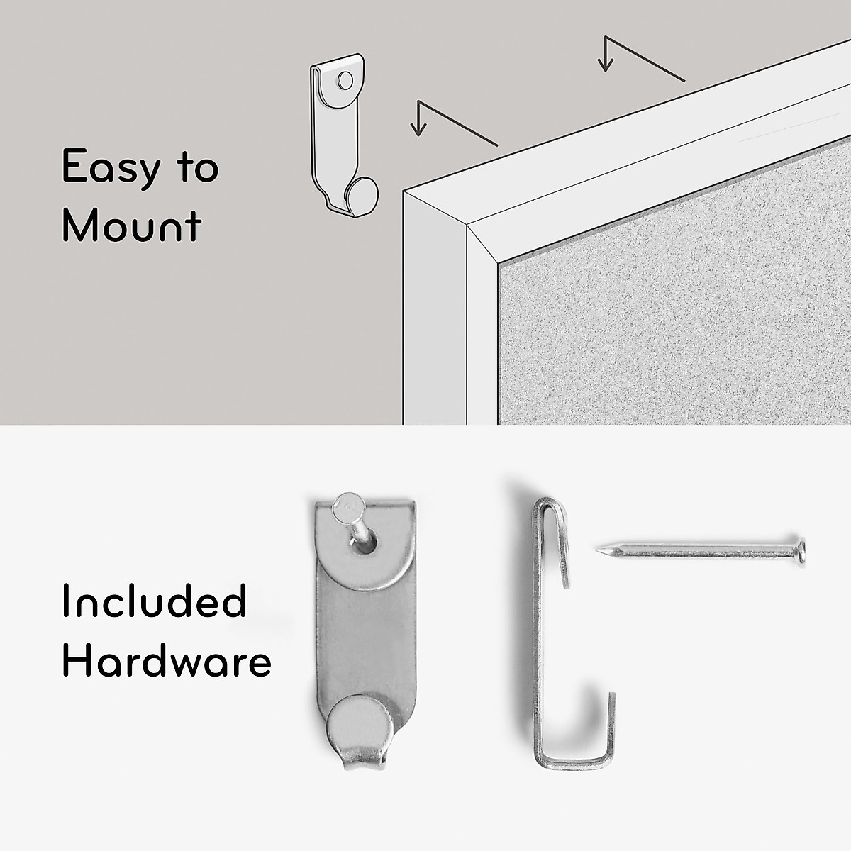 U Brands Cork Bulletin Board, 24 X 18 Inches, Birch MDF Frame