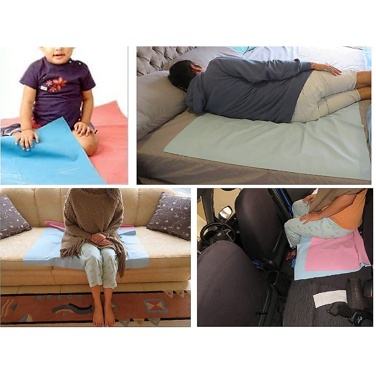 HK Mattress Protector Crib, Mackintosh Bed Sheet for Baby, Rubber Sheet for Urine Bedwetting, Reusable Mat for Toddler, Washable Bed Pads for Incontinence, Waterproof Material, 1 Meter