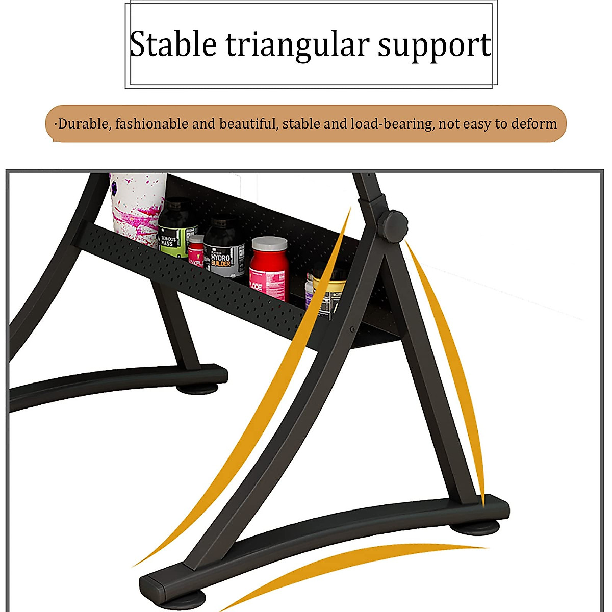 Drafting Desk, Glass Drafting Table Art with Stool, Height Adjustable Drawing Desk Art Table for Artists, Upgraded Tiltable Tabletop Art Craft Desk Painting Work Station for Reading Writing Drawing