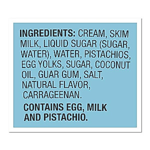 Ben & Jerry's Pistachio Pistachio Ice Cream Pint Non-GMO 16 oz