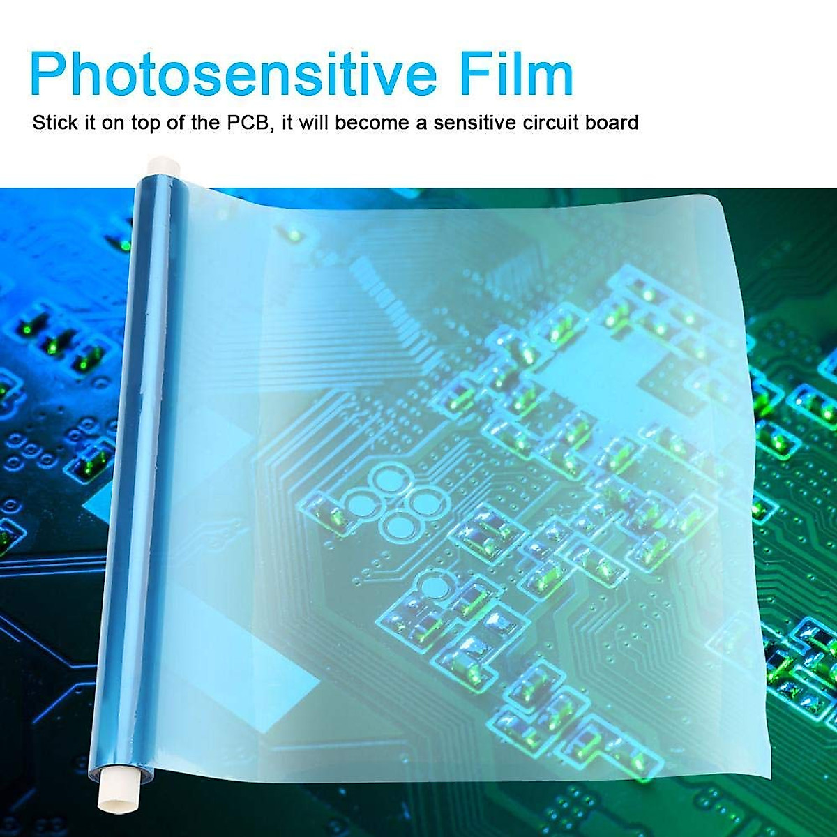 Photosensitive Film, 5m Portable Photosensitive Dry Film for Circuit Production Photoresist Sheet, Electronic Accessories, Electronic Supplies