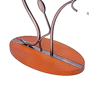 ONENUSYON 6 Hook Table Wine Glass Racks Creative Wine Glass Rack Ornaments, Upside Down Goblet Racks Simple Independent Storage Racks