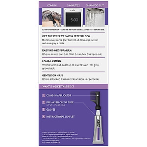 JUST FOR MEN Touch of Gray Hair Treatment T-45 Dark Brown, 2 Pack