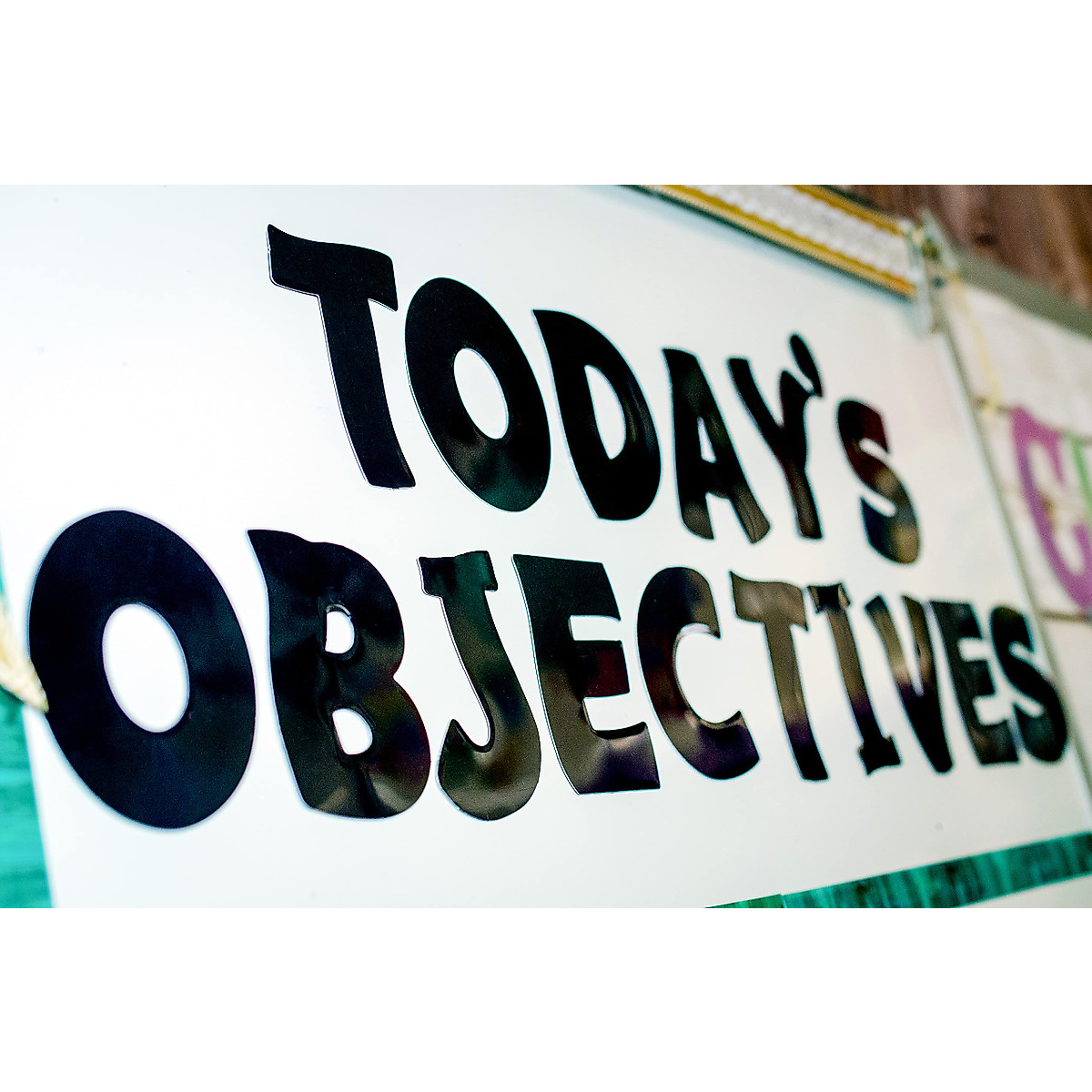 Teacher Created Resources Black Funtastic Font 3" Magnetic Letters (77214)