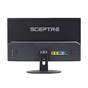 Sceptre 24" Professional Thin 75Hz 1080p LED Monitor 2x HDMI VGA Build-in Speakers, Machine Black (E248W-19203R Series)
