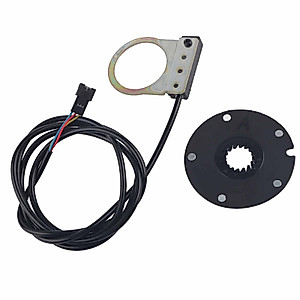 Alomejor Pedal Assist Sensor Electric Cycling Accessories E-Bike Assistant Speed Sensor Replacement Set for Rode Mountain Bike