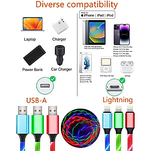 SENKEFEI SS Light up Charger Cord