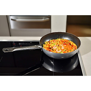 Ravelli Italia Linea 51 Professional Non Stick Induction Deep Skillet, 9.5inch