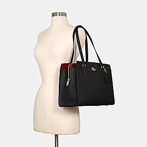COACH Tatum Carryall, Black True Red