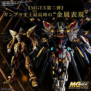 BANDAI SPIRITS(バンダイ スピリッツ) MGEX Mobile Suit Gundam Seed Destiny Strike Freedom Gundam 1/100 Scale Color Coded Plastic Model
