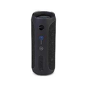 JBL Flip 4 Portable Bluetooth Wireless Speaker Bundle with Protective Travel Case - Black