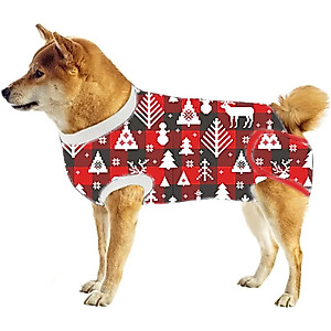 Dog Surgery Recovery Suit - Surgery Recovery Suit for Dogs Female Male Spay,Dog Onesies Surgery Recovery Suit Substitute E-Collar & Cone Prevent Licking