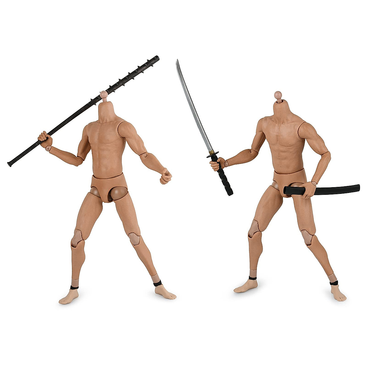 DS. DISTINCTIVE STYLE 1/6 Scale Male Body Narrow Shoulder Standard 12 Inch Action Figure with 8 Interchangeable Hands for Most Head Sculpt