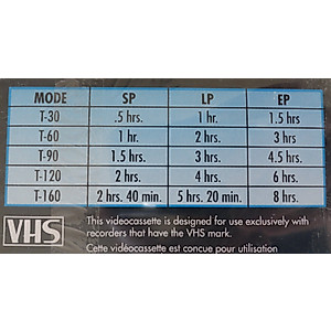 MAXELL T-30 PLUS Professional VHS tape - 10 Pack