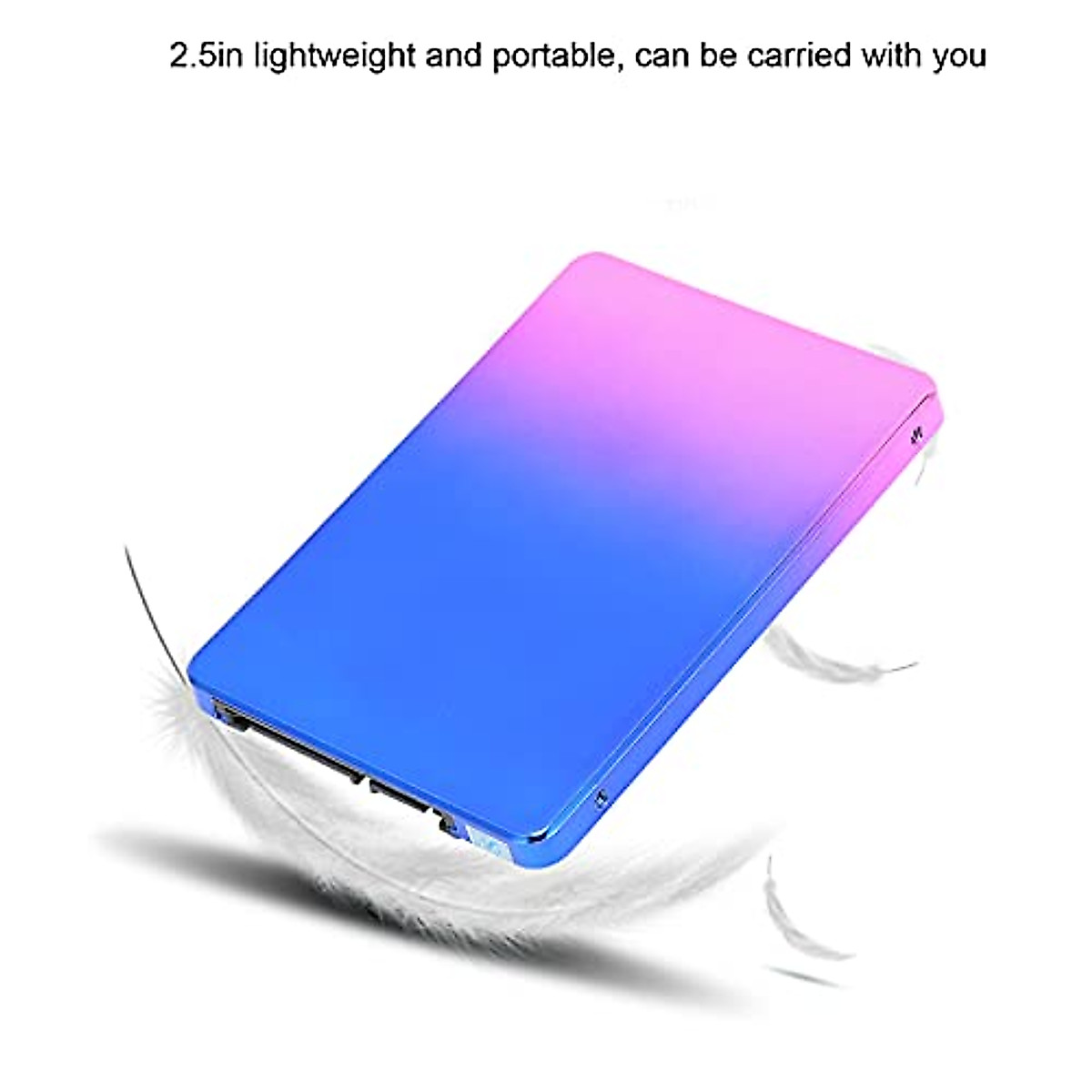 Naroote Solid State Drive, High Speed 3.0 Interface SSD Lightweight ABS Shell for Files Backup for Data Storage(#1)