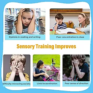 AOVOCO Sensory Spinning Chair for Autistic Kids, Sit and Spin Toys for Toddlers, Autism Swivel Chair Promote Coordination, Spinning Seat for Kids 3-5-7-10-12, Gifts for Autism Children