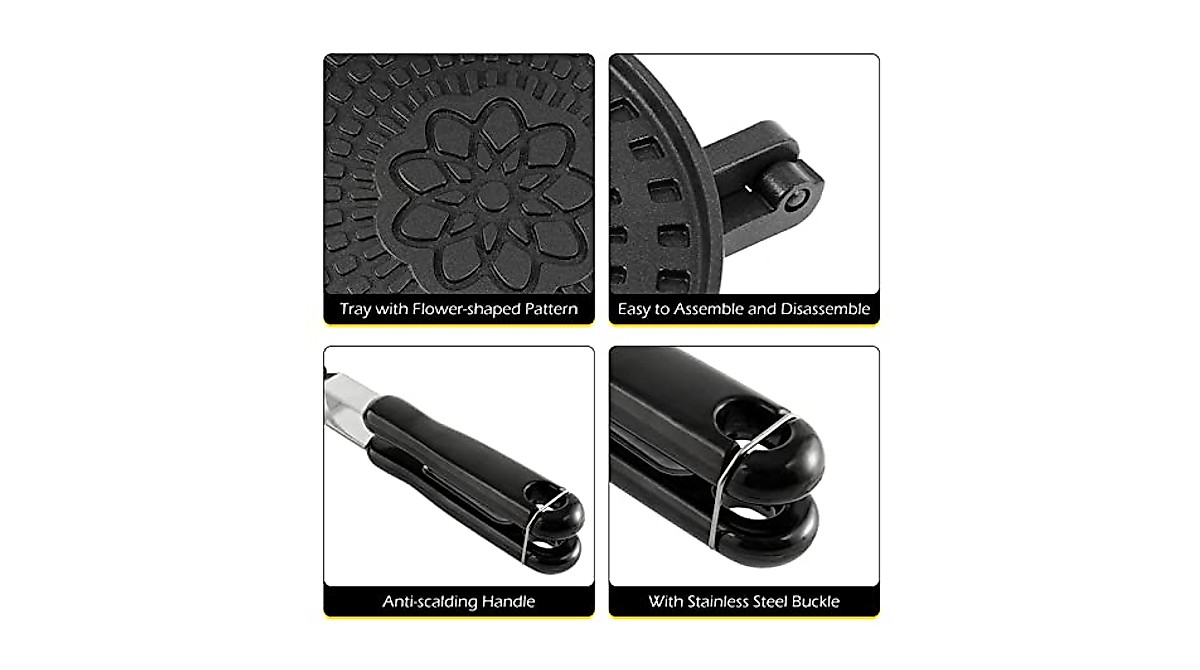 Dyna-Living Waffle Cone Maker Non-Stick Ice Cream Cone Maker