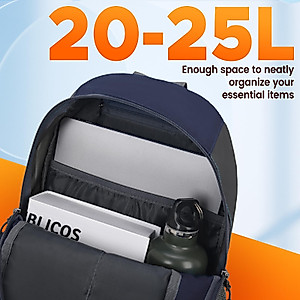 sunhiker Cycling Hiking Backpack Water Resistant Travel Backpack Lightweight SMALL Daypack M0714 (Dark Blue)